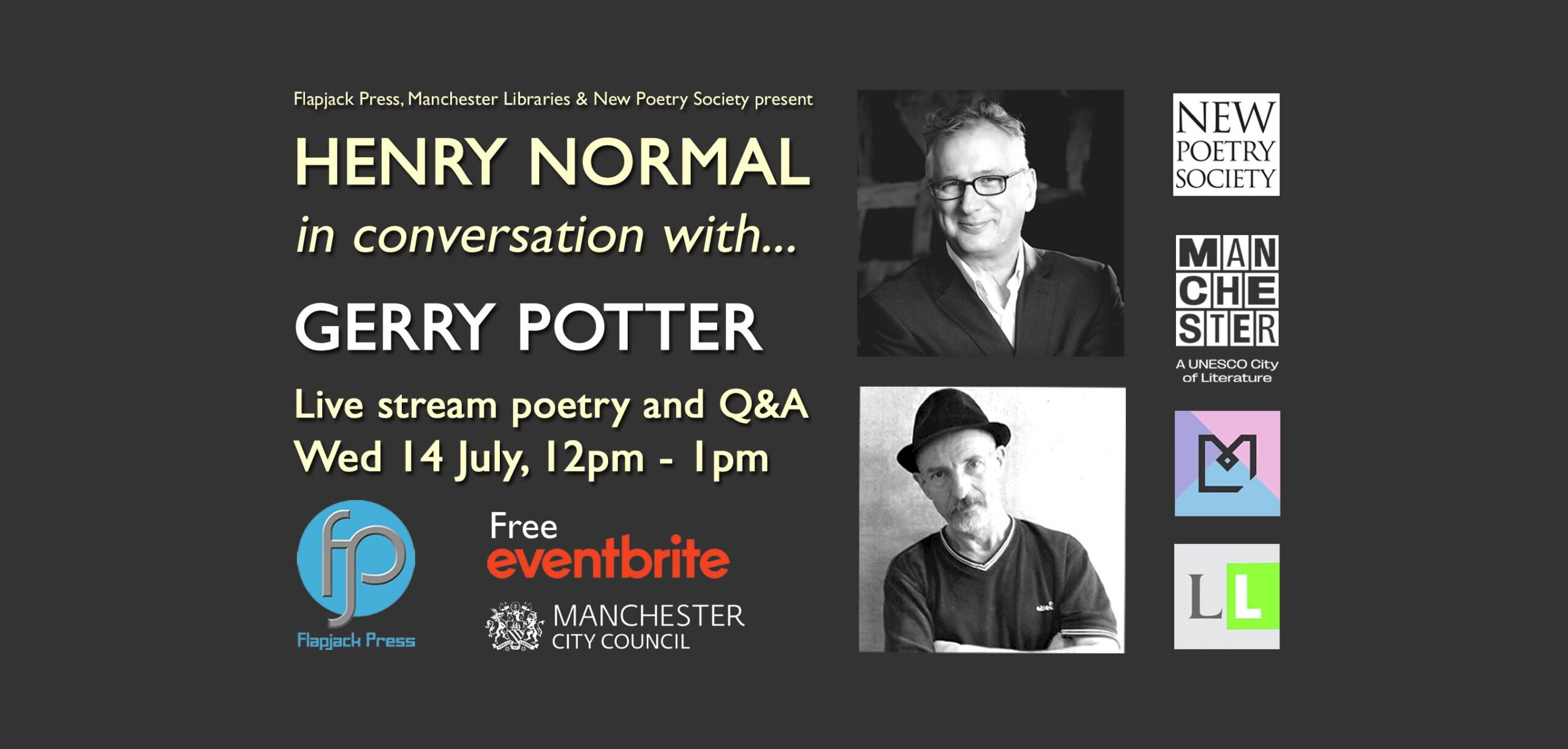 Henry Normal in conversation with Gerry Potter - Manchester City of ...
