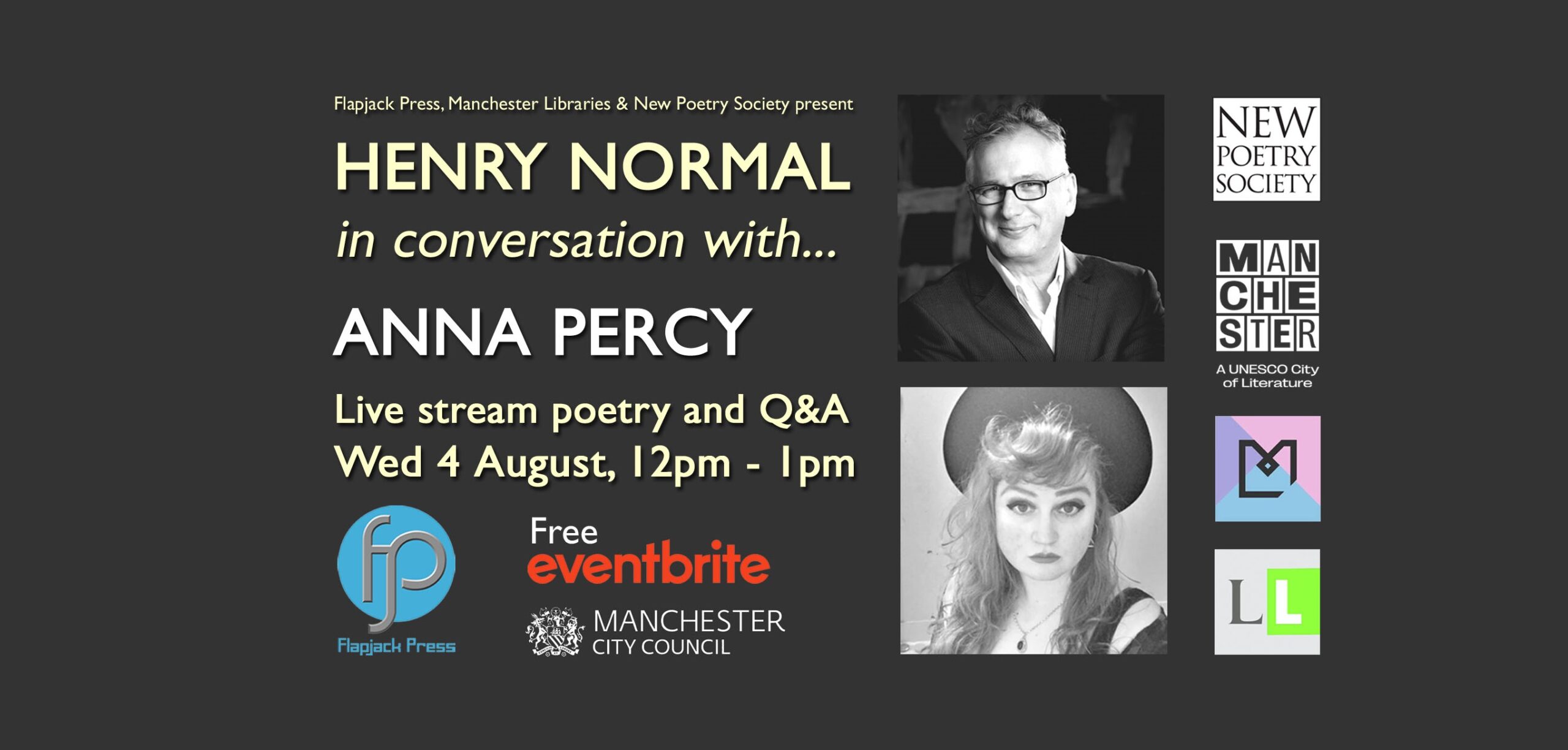 Henry Normal in conversation with Anna Percy - Manchester City of ...