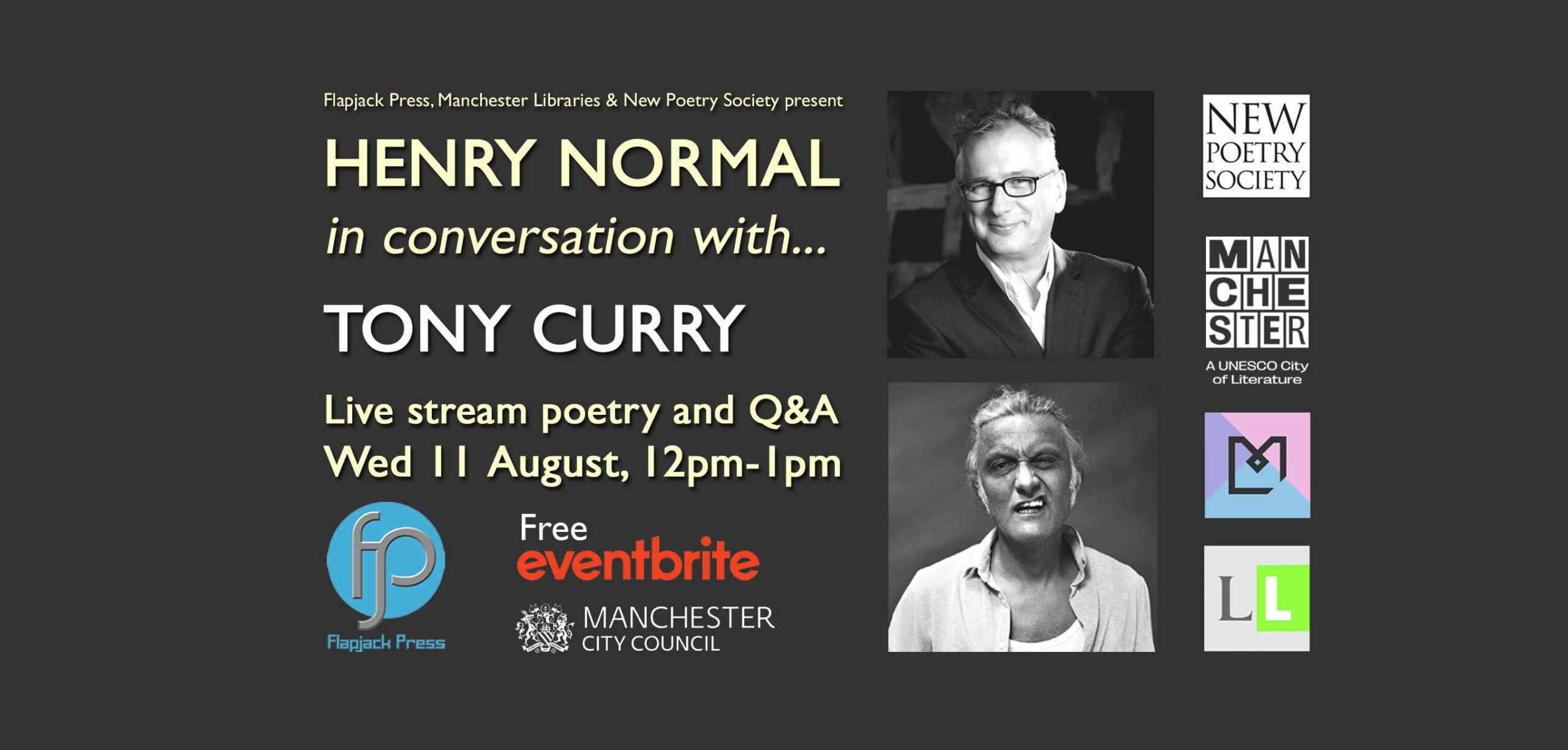 Henry Normal in conversation with Tony Curry - Manchester City of ...