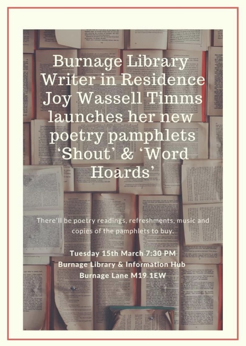 Poetry book launch - Manchester City of Literature