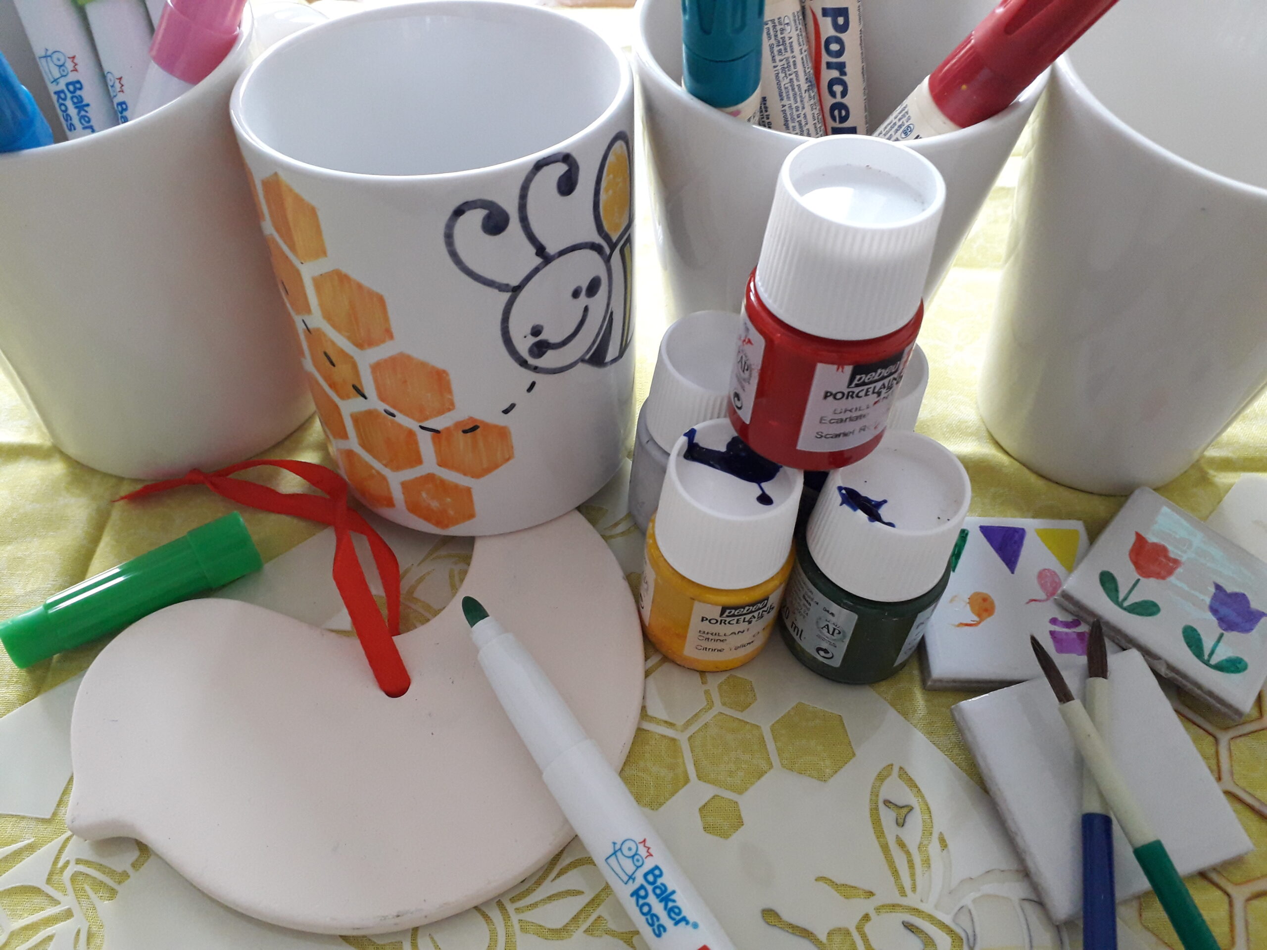 Porcelain painting workshop at Withington Library - Manchester City of ...