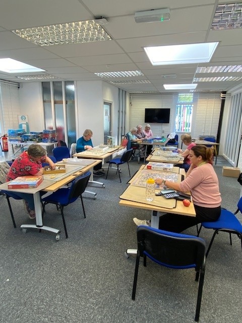 Jigsaw Club at Golborne library - Manchester City of Literature