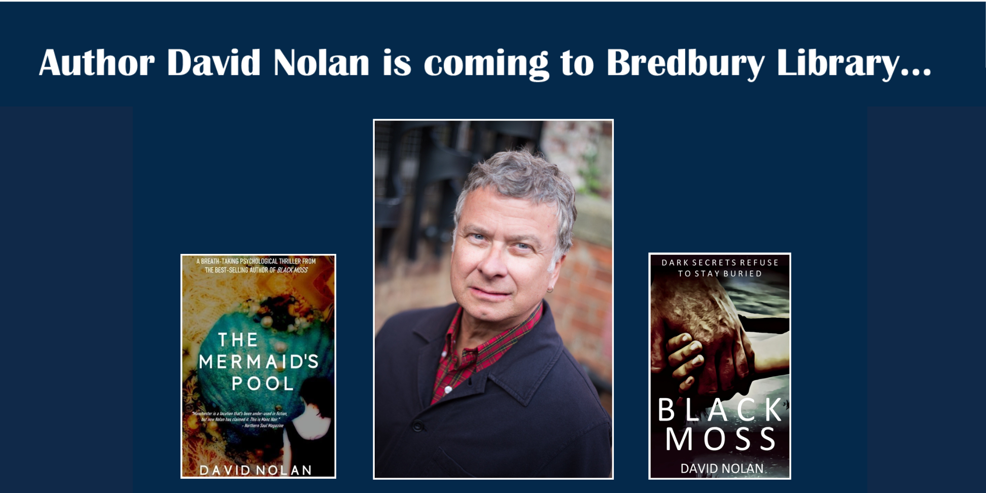 Author Evening with David Nolan - Manchester City of Literature