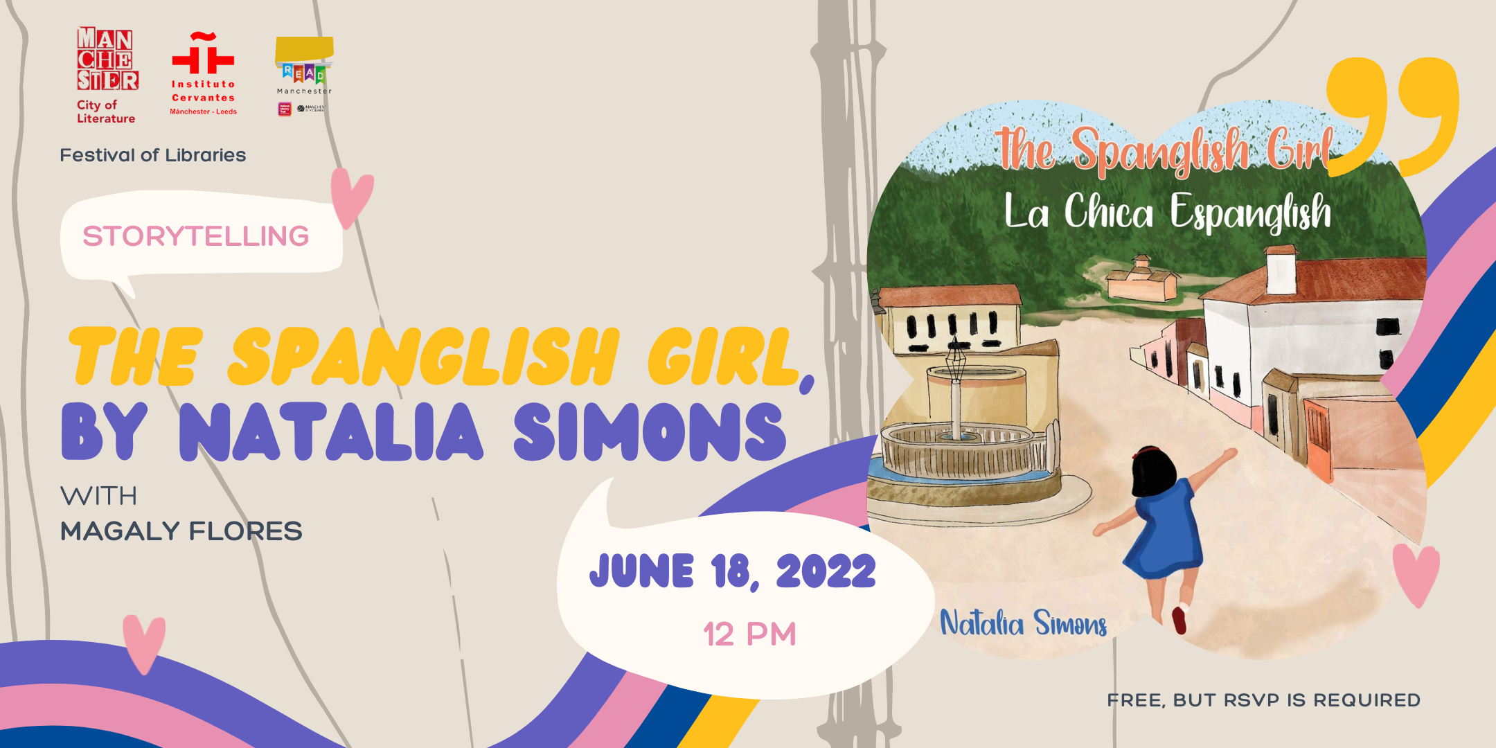 Storytelling: 'The Spaniglish Girl', by Natalia Simons - Manchester ...