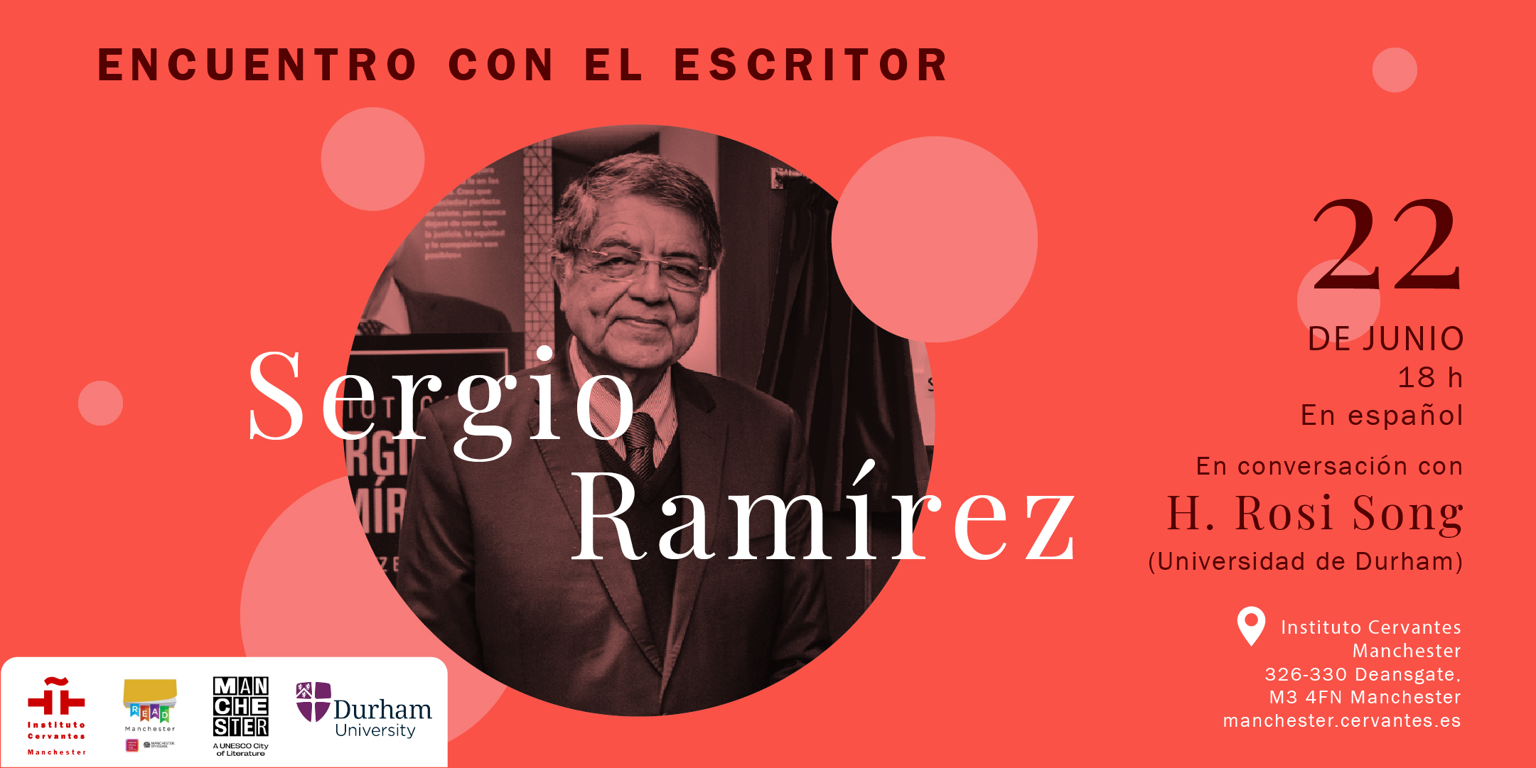 A conversation with writer Sergio Ramírez - Manchester City of Literature