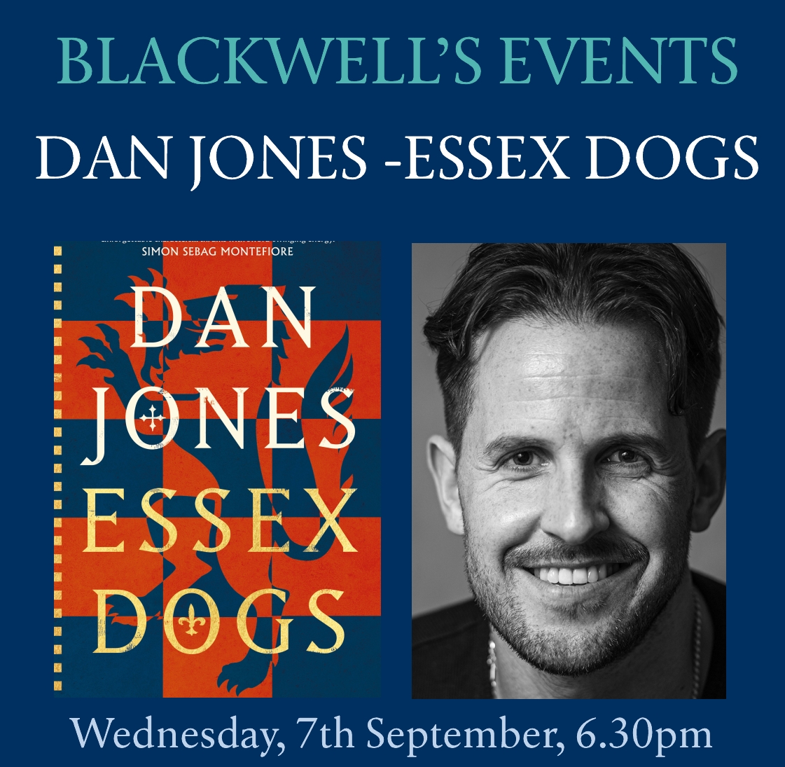 ESSEX DOGS - Dan Jones in conversation - Manchester City of Literature