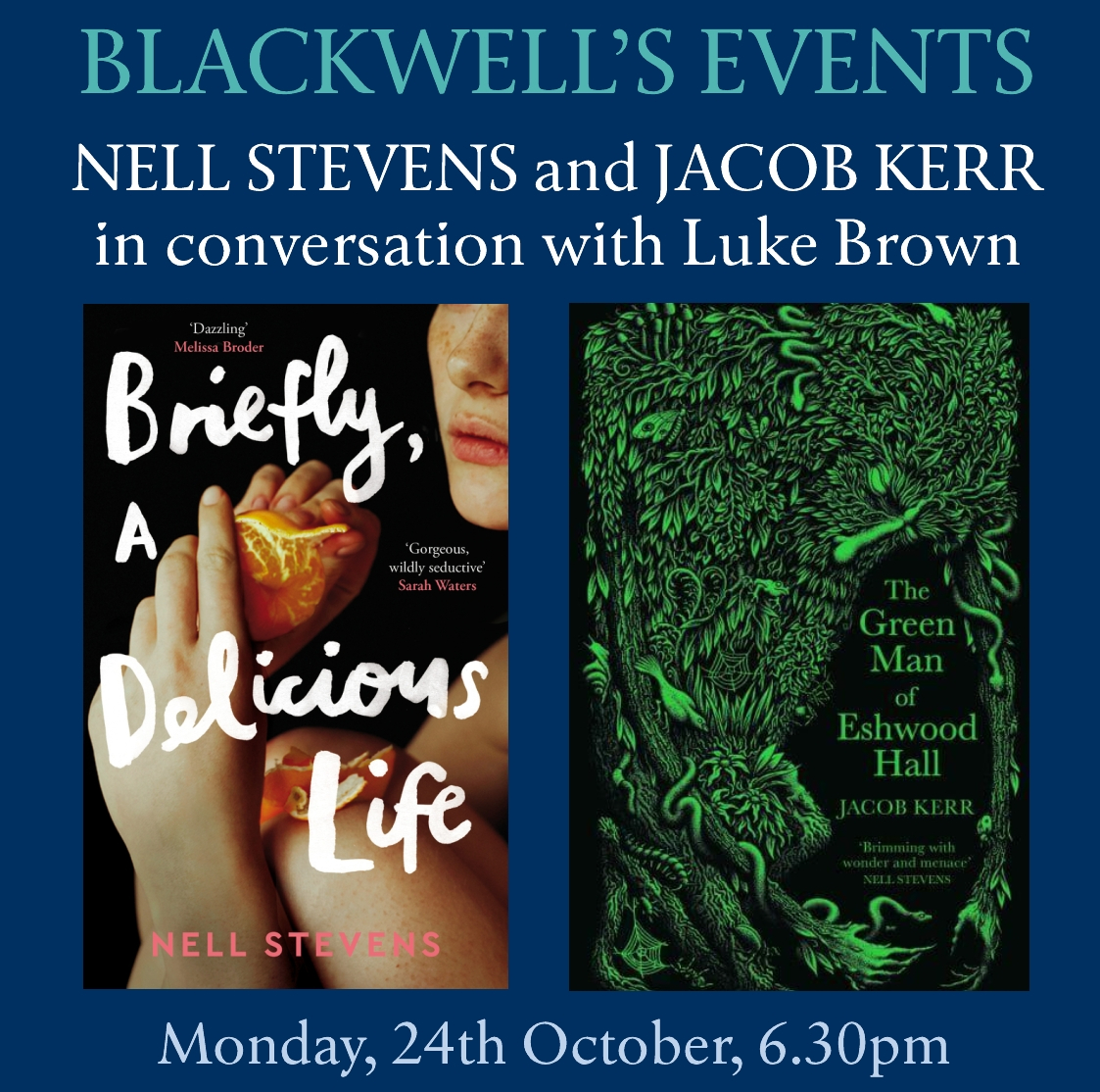 LITERATURE LIVE: Nell Stevens & Jacob Kerr in conversation with Luke ...