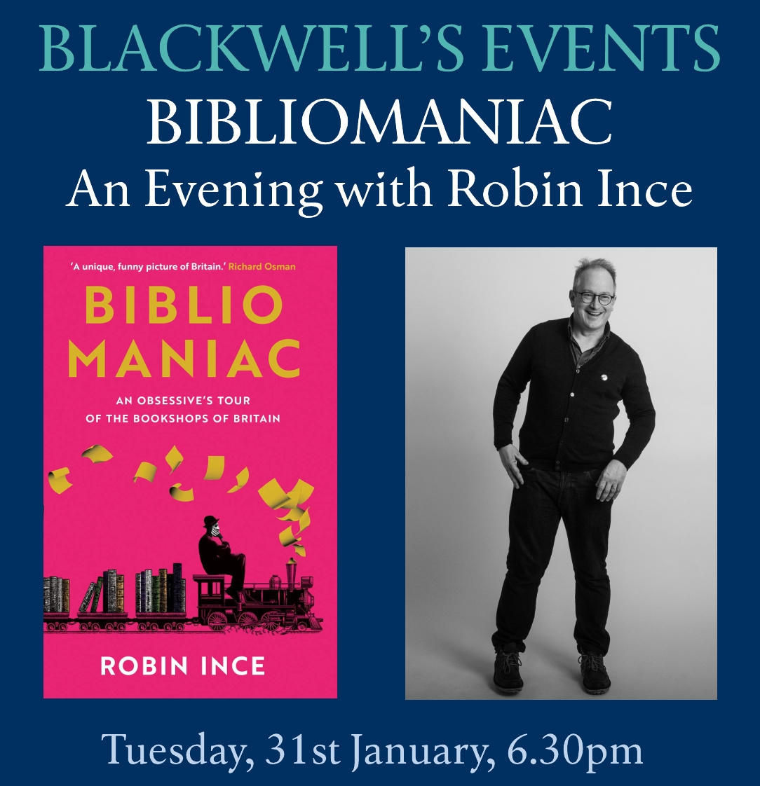 BIBLIOMANIAC - An Evening with Robin Ince - Manchester City of Literature