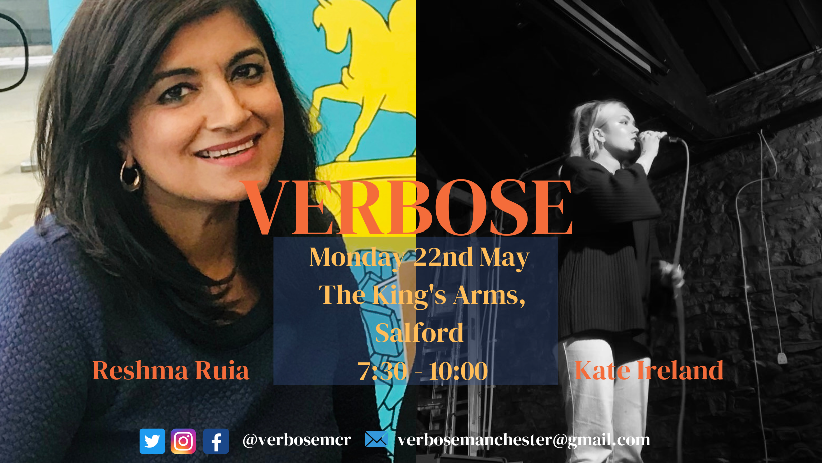 Verbose with Reshma Ruia and Kate Ireland - Manchester City of Literature