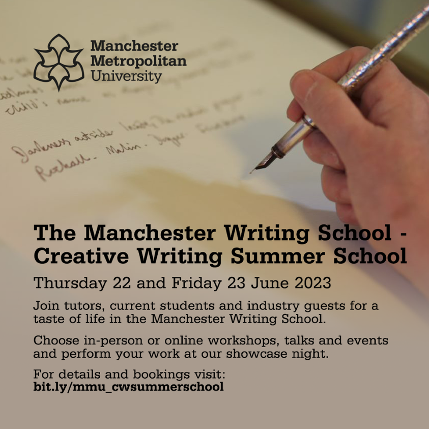 Manchester Writing School: Creative Writing Summer School - Manchester ...