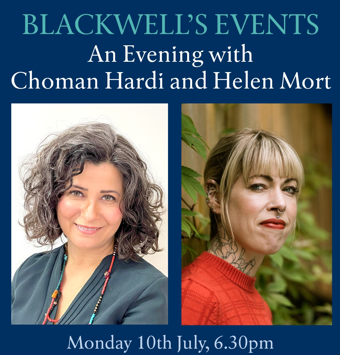 An Evening with Choman Hardi and Helen Mort - Manchester City of Literature