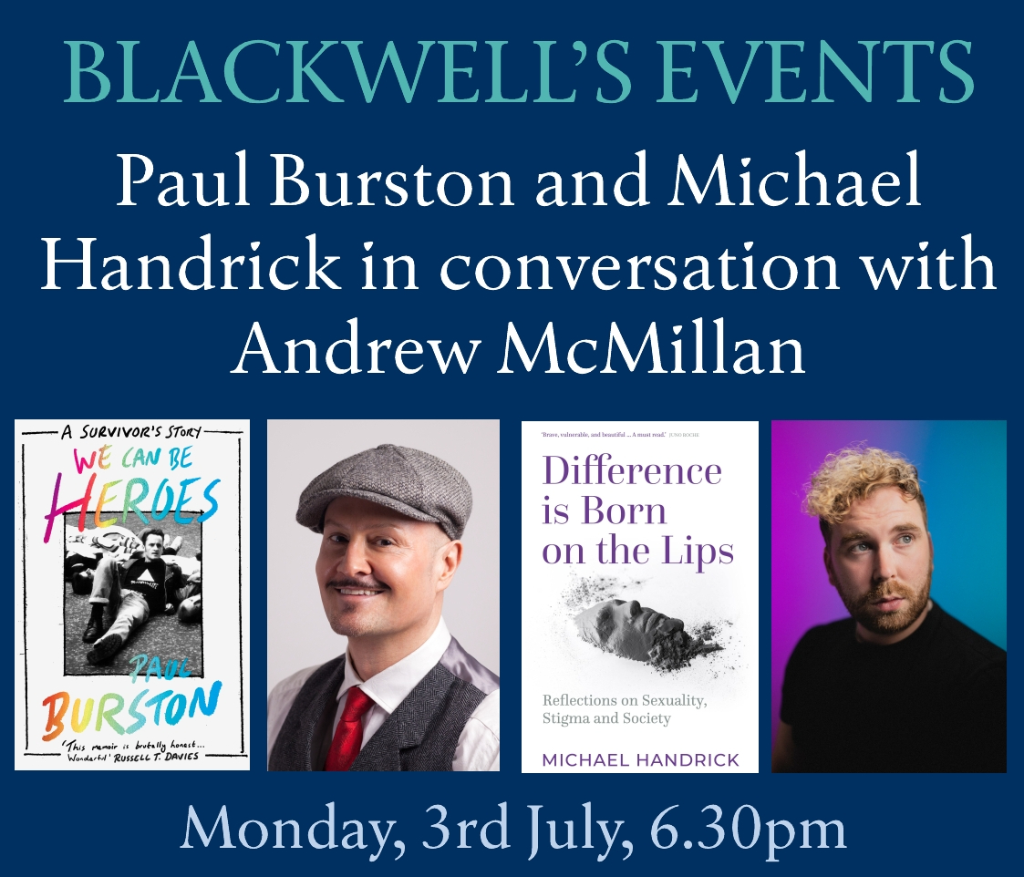 Paul Burston and Michael Handrick with Andrew McMillan - Manchester ...