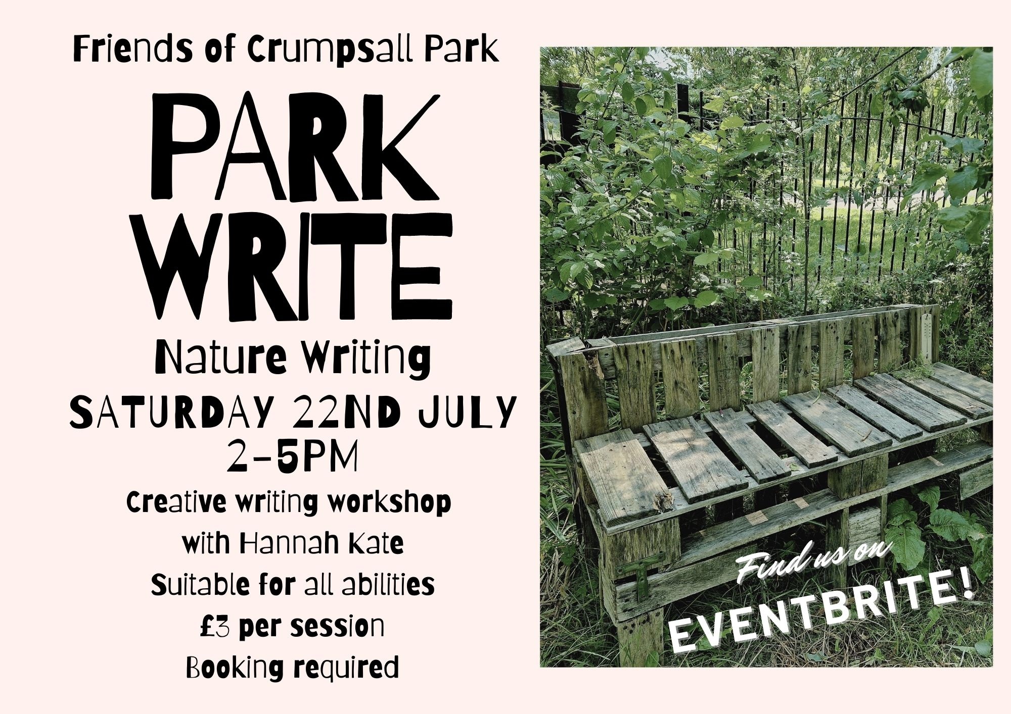 Park Write - Nature Writing - Manchester City of Literature