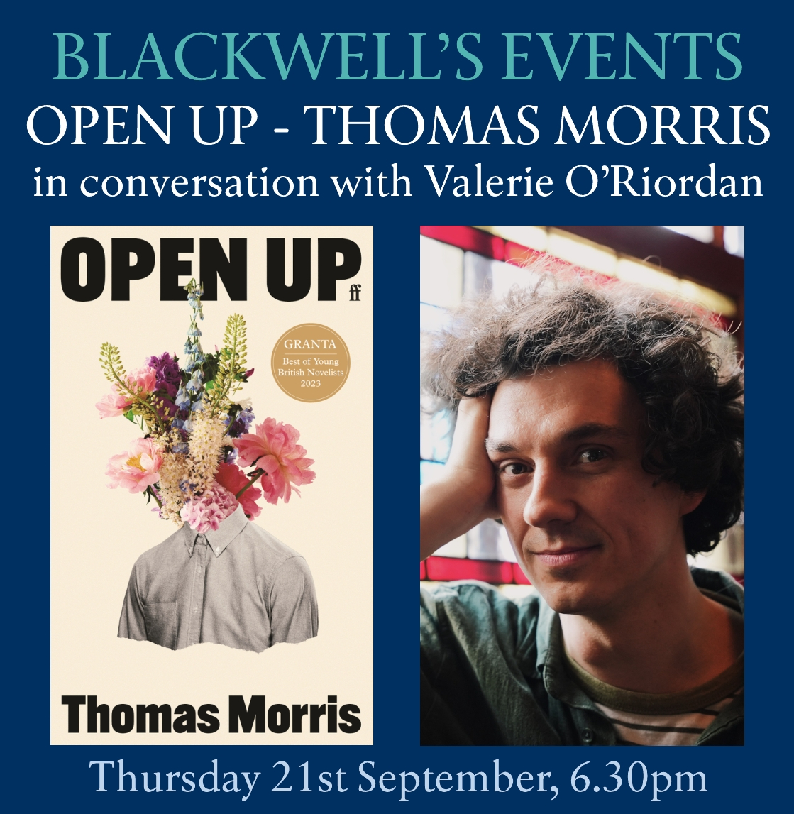 OPEN UP - Thomas Morris in conversation with Valerie O'Riordan ...