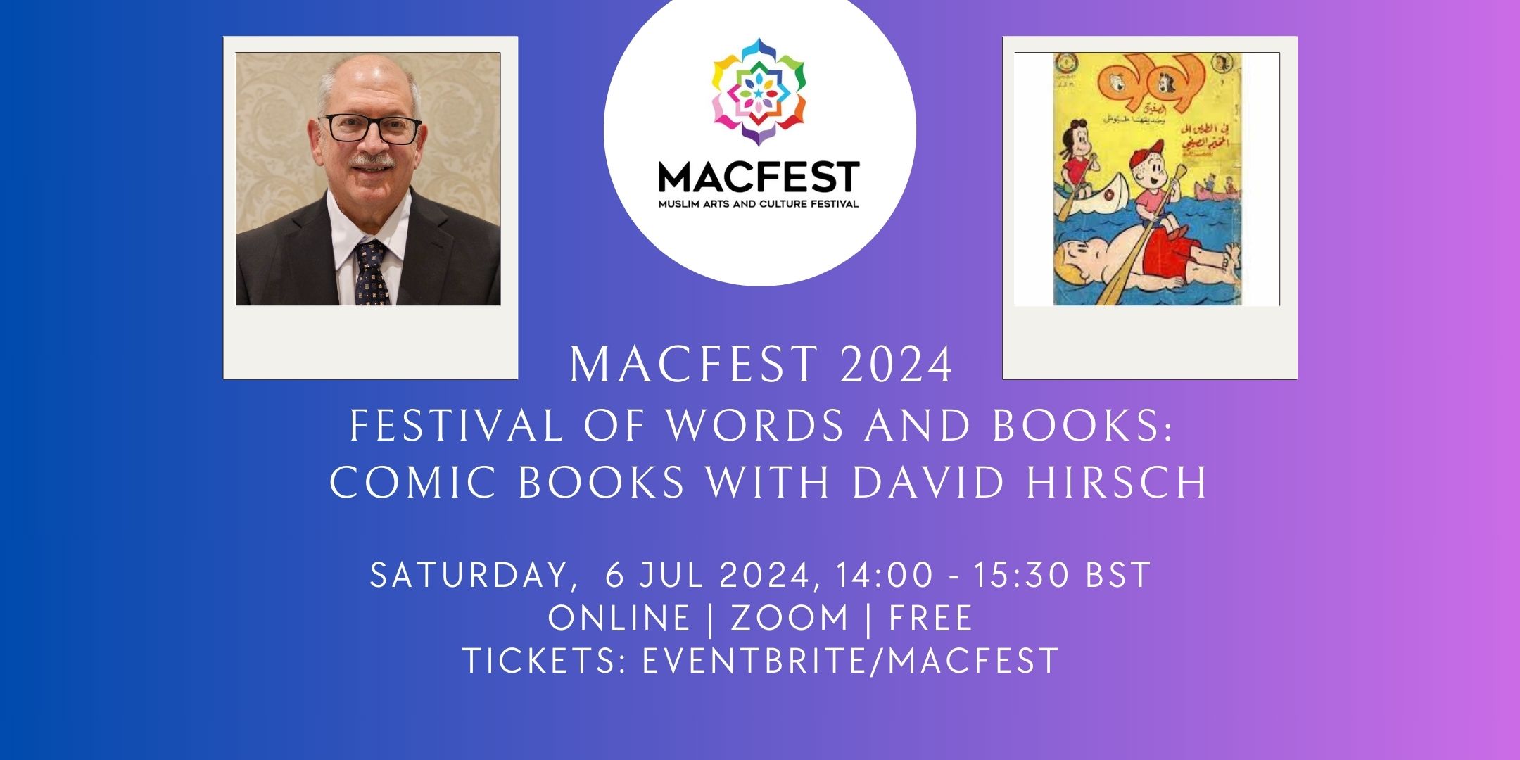 MACFEST 2024: David Hirsch: Comic Books - Hello from Dubai ...