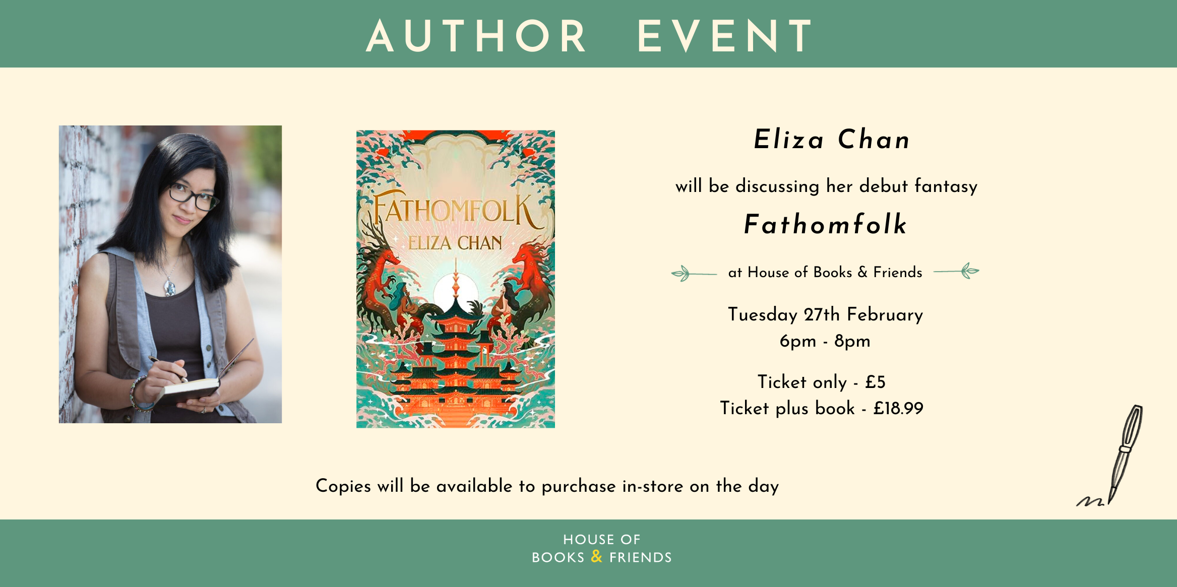 An Evening with Eliza Chan: Fathomfolk Book Launch - Manchester City of ...