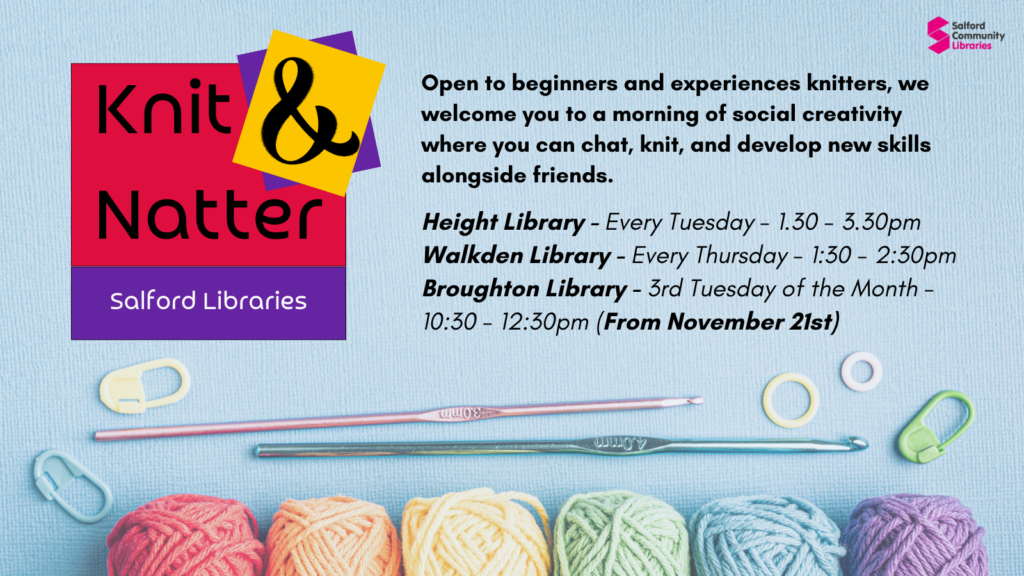 Knit & Natter - Manchester City of Literature