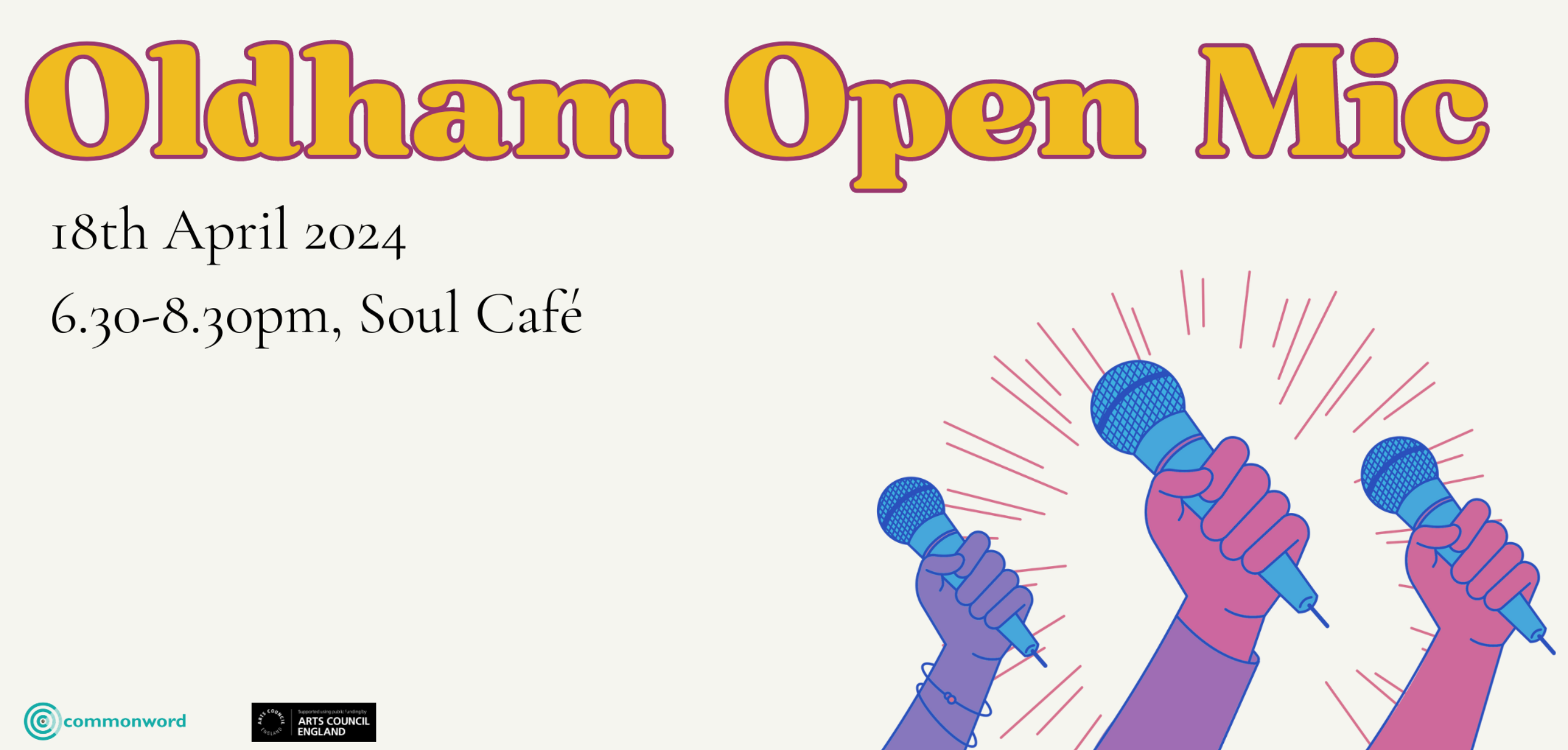 Oldham Open Mic - Manchester City of Literature