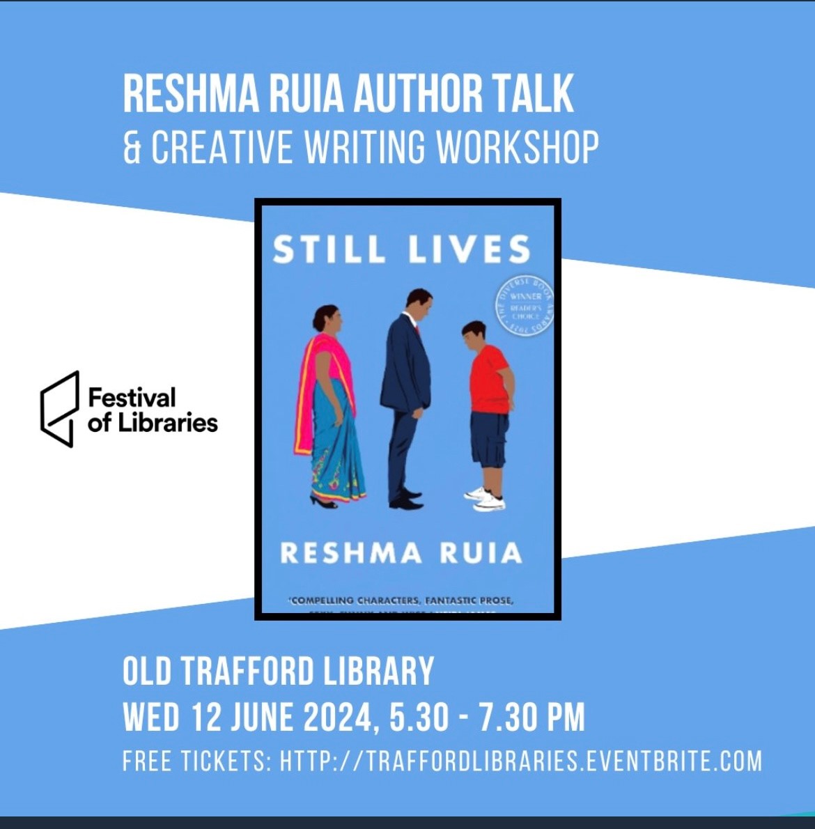 Festival of Libraries Author Talk and Creative Writing Workshop ...
