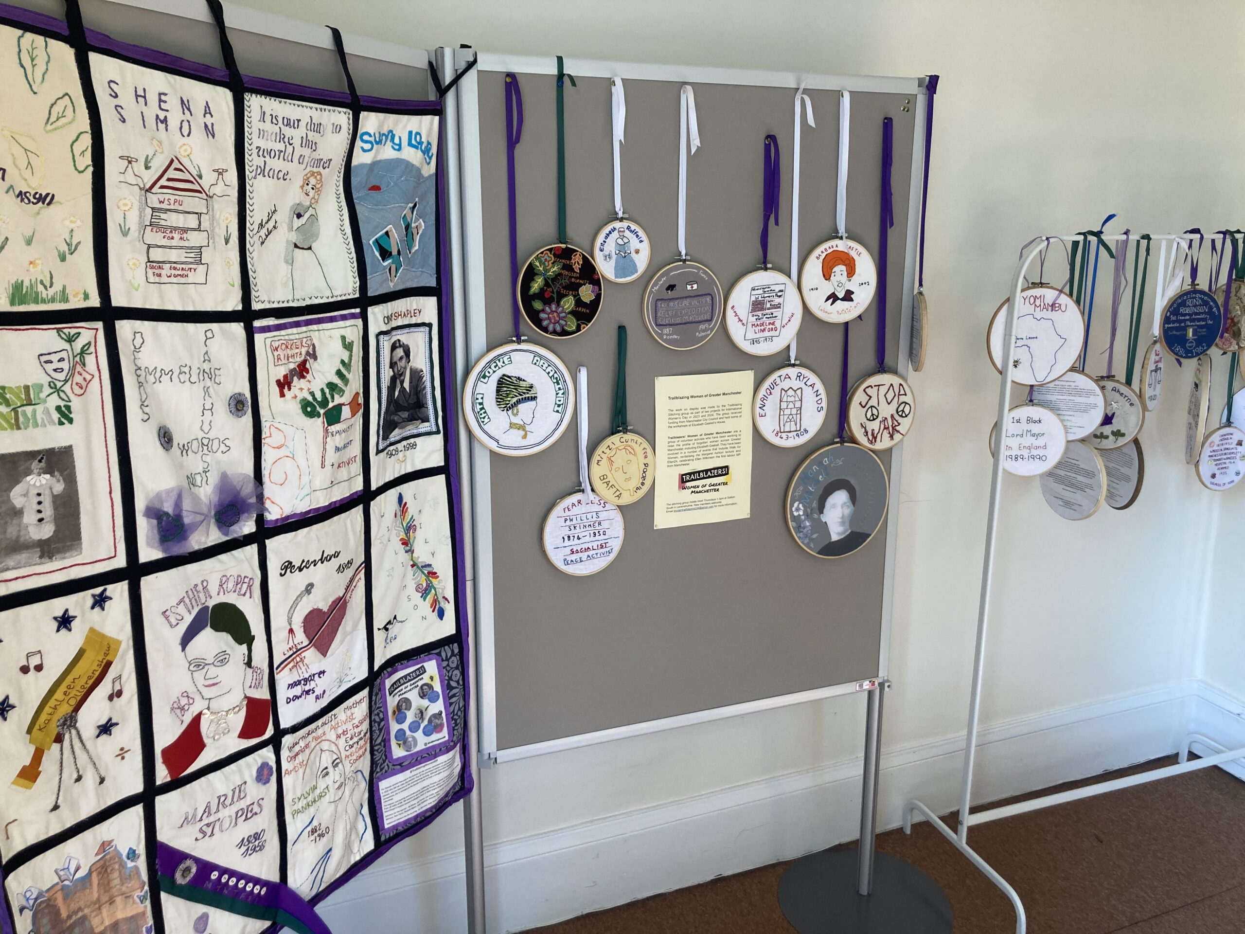 Textile Art celebrating Trailblazing Women Exhibition - Manchester City ...