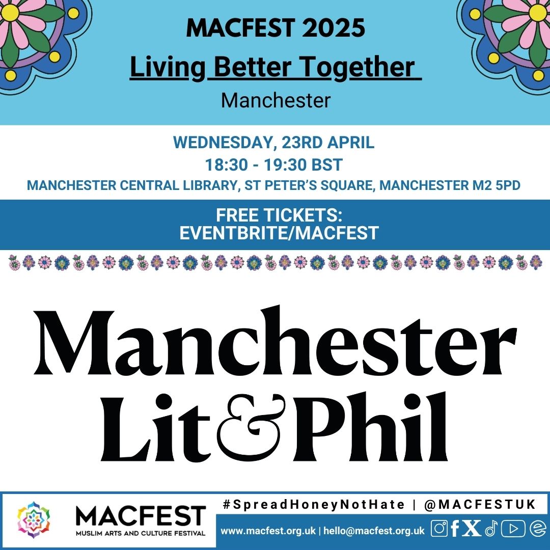 MACFEST 25: Living Better Together - Manchester City of Literature
