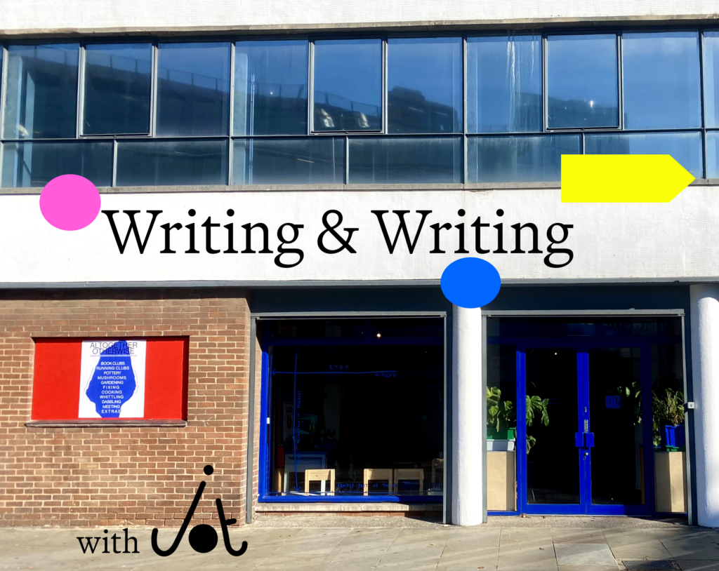 Writing & Writing: A Creative Writing Meet Up - Manchester City of ...