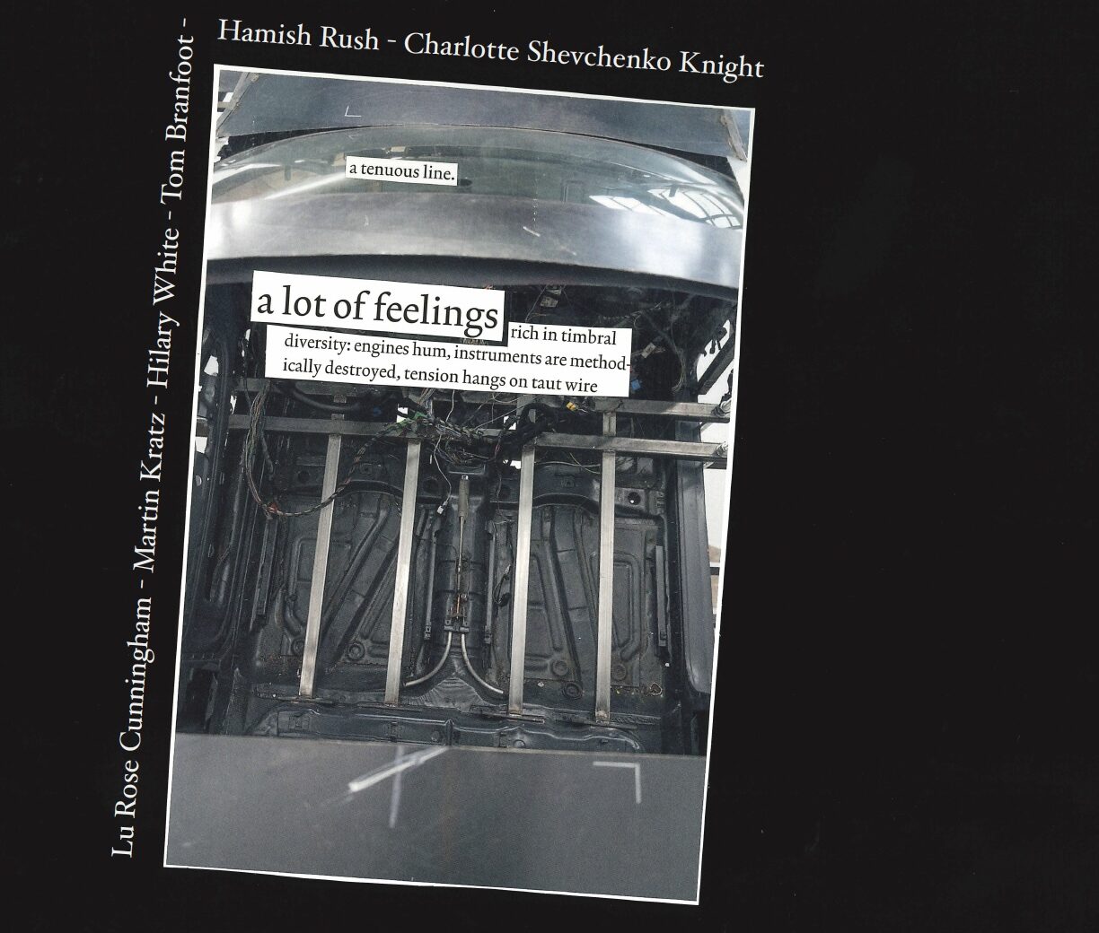 a tenuous line, a lot of feelings: an evening of readings - Manchester ...