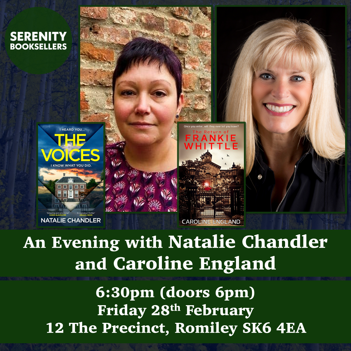 An Evening with Natalie Chandler and Caroline England - Manchester City ...