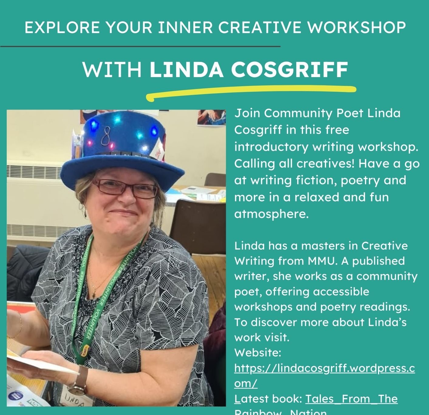 Explore Your Inner Creative Workshop with Linda Cosgriff - Manchester ...