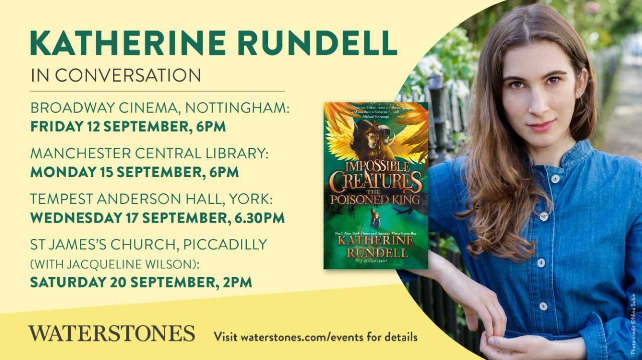 An Evening with Katherine Rundell at Central Library - Manchester City ...