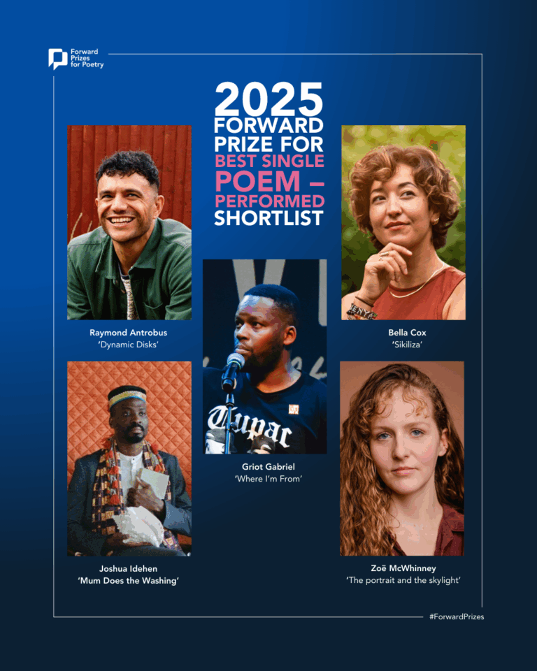 Griot Gabriel shortlisted for Best Single Performed Poem at the Forward ...