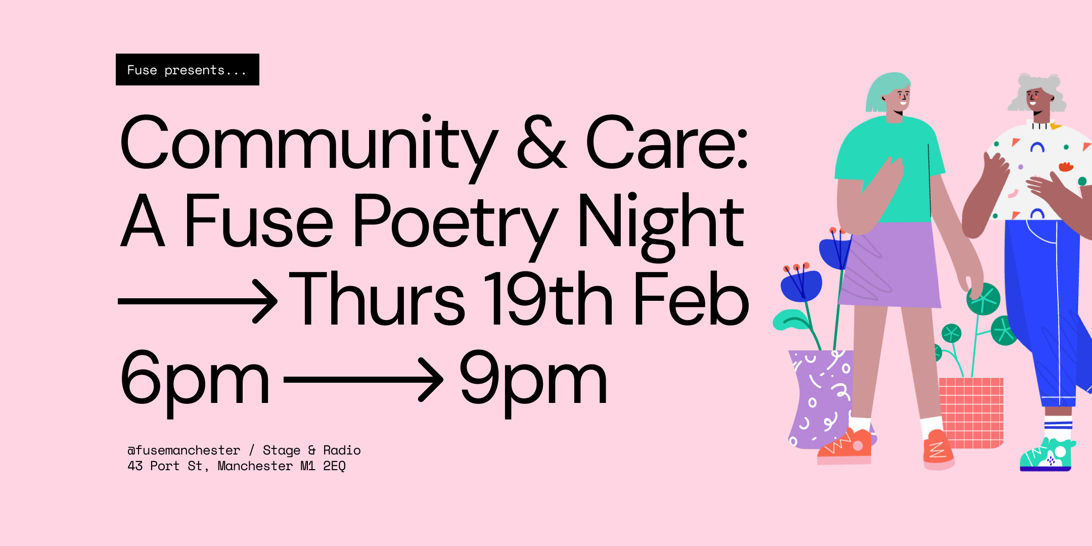 IMLD26: Community & Care: A Fuse Poetry Night - Manchester City of ...