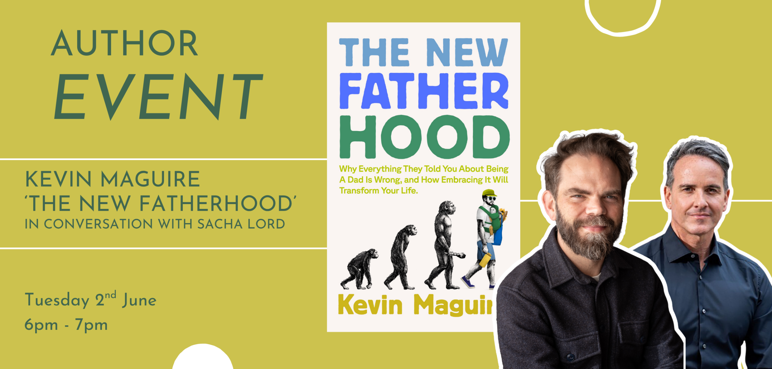 Author Event: ‘The New Fatherhood’ Kevin Maguire in conversation with ...